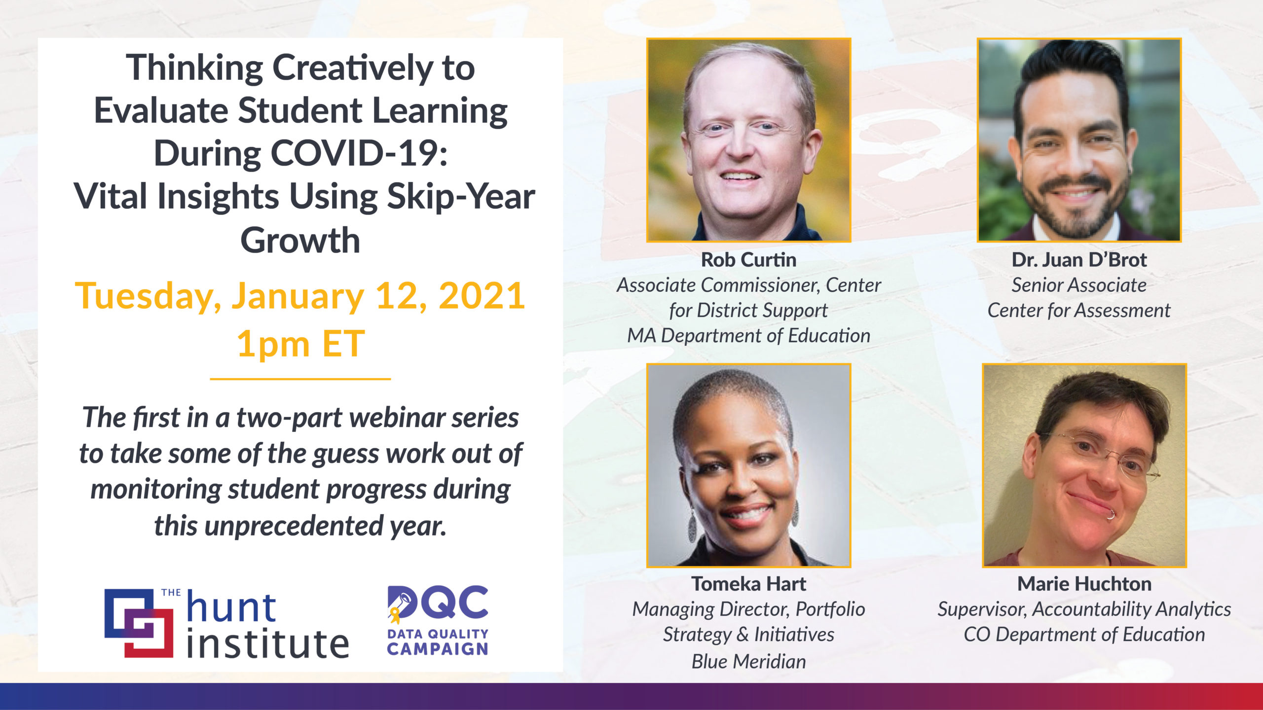 Webinar Recap | Thinking Creatively to Evaluate Skip-Year Growth · The Hunt Institute