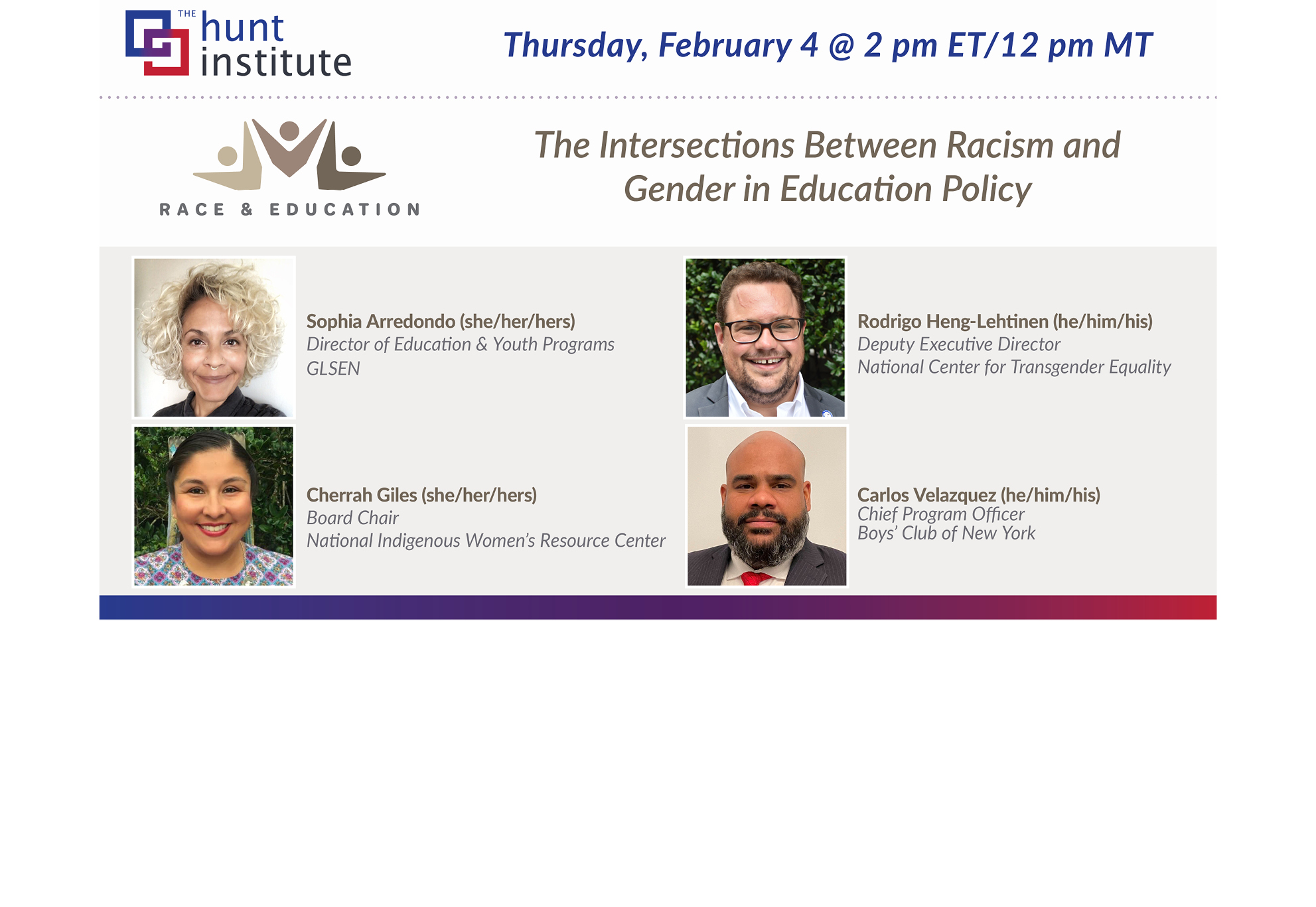 Race and Education | The Intersections Between Racism and Gender in Education Policy · The Hunt ...