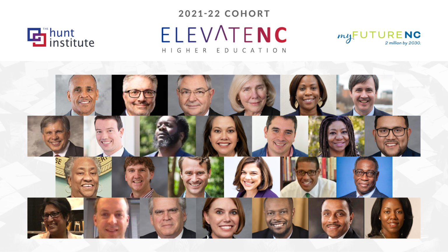The Hunt Institute Adds 26 New Members to ElevateNC: Higher Education · The Hunt Institute