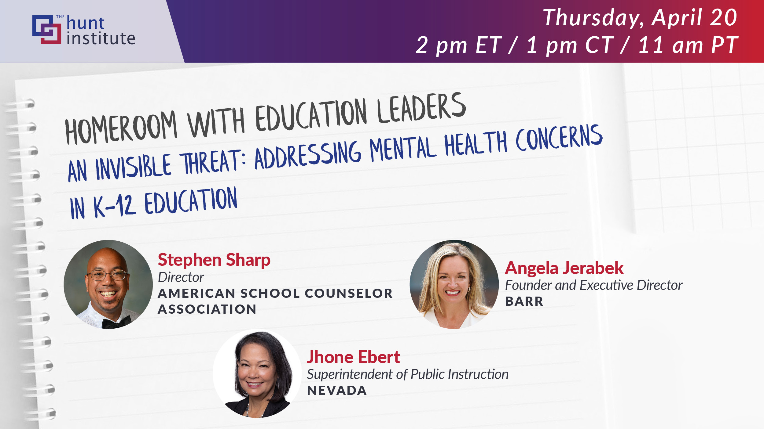 Ed HomeroomSocial Media Kit 4/20 · The Hunt Institute