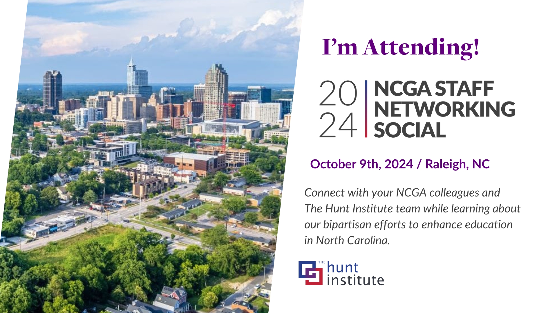 2024 NGCA Staff Networking Social Media Kit · The Hunt Institute